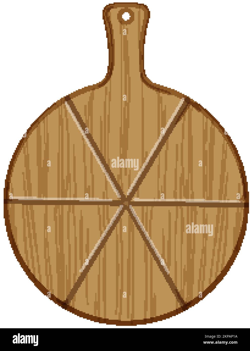 food wooden pizza board cartoon vector illustration Stock Vector Image ...