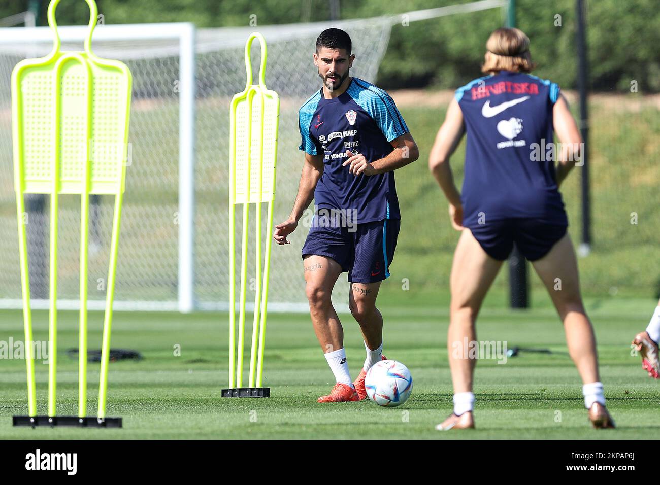 Doha, Qatar. 28th Nov, 2022. Martin Erlic of Croatia during Croatia ...