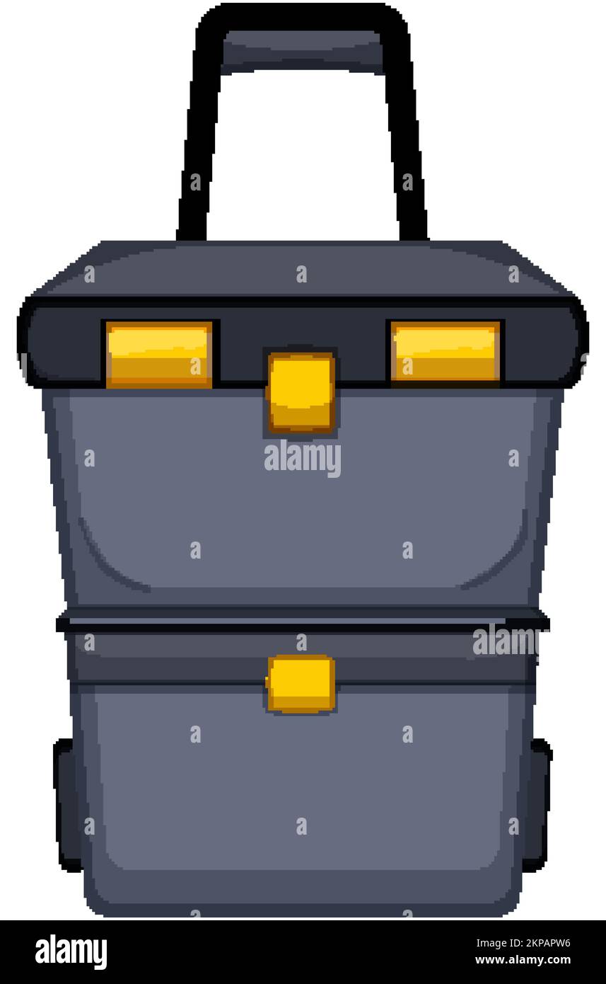 box toolbox repair cartoon vector illustration Stock Vector Image & Art ...