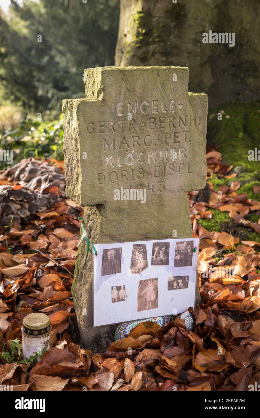 war graves at the Cologne Southern Cemetery in the district Zollstock ...