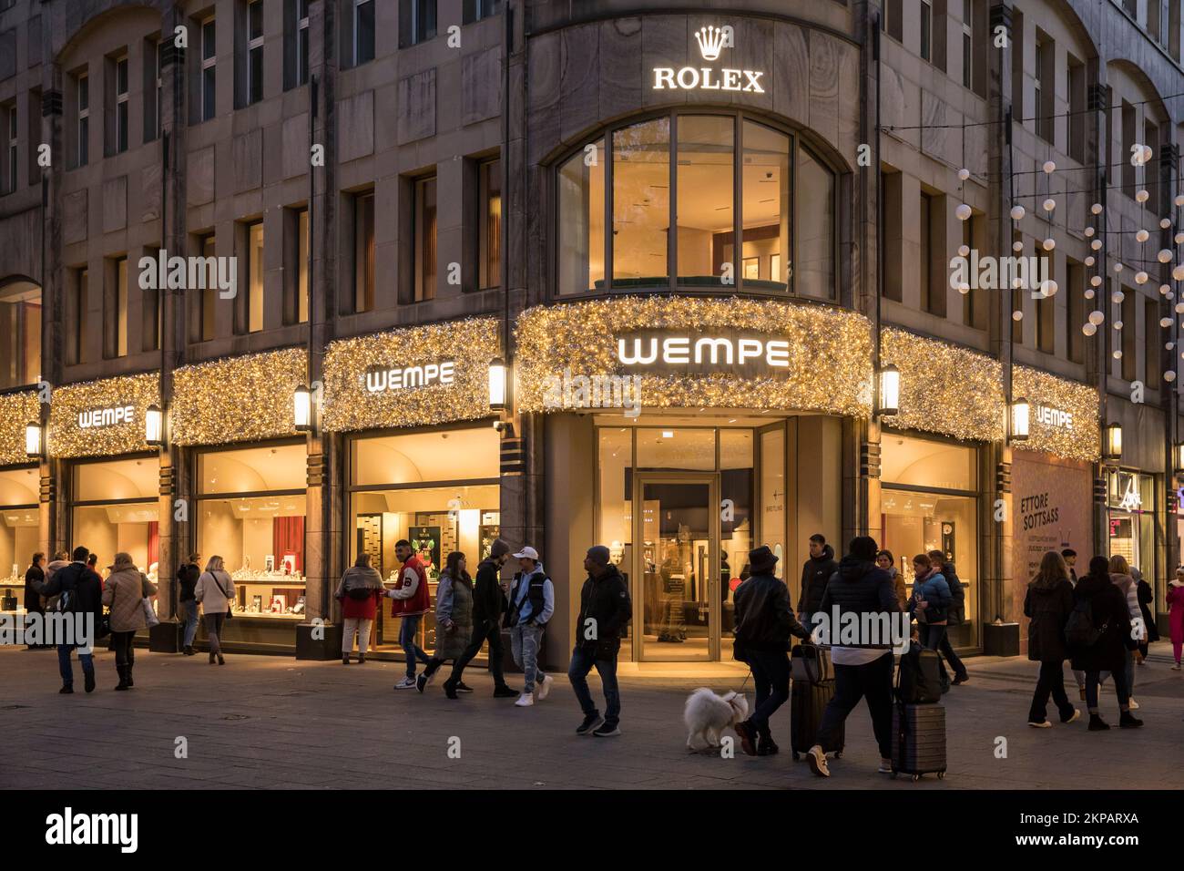 jeweler's shop Wempe on shopping street Hohe Stasse / Am Hof, Cologne ...
