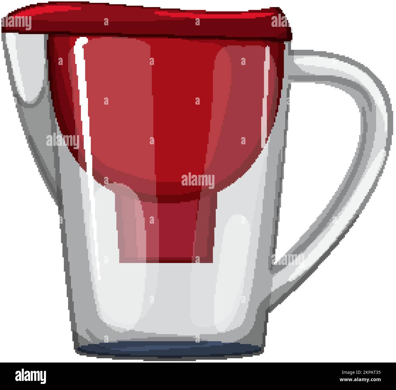 jug water pitcher cartoon vector illustration Stock Vector Image & Art ...