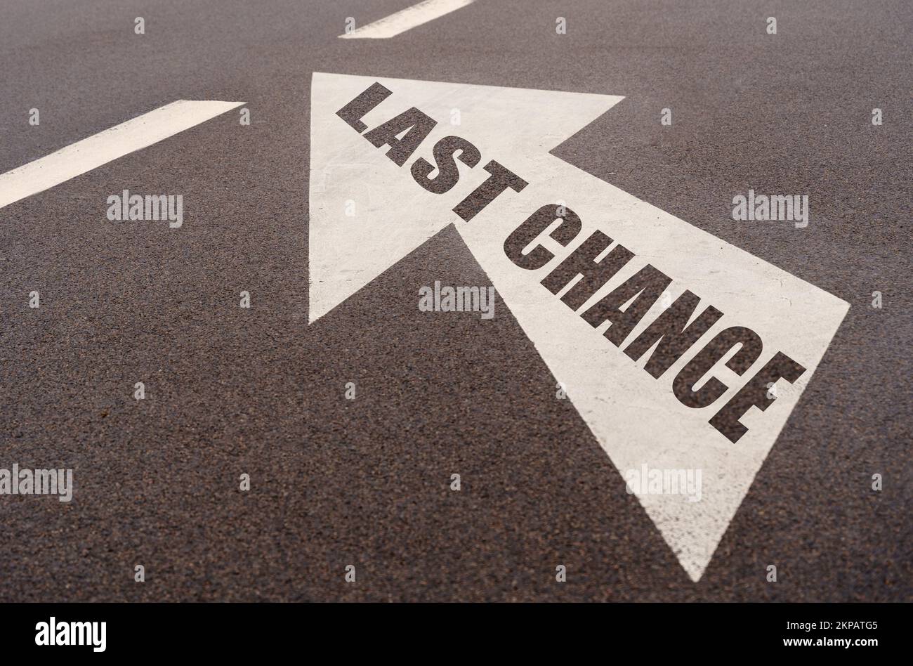 Business and finance concept. Markings and an arrow with the ...