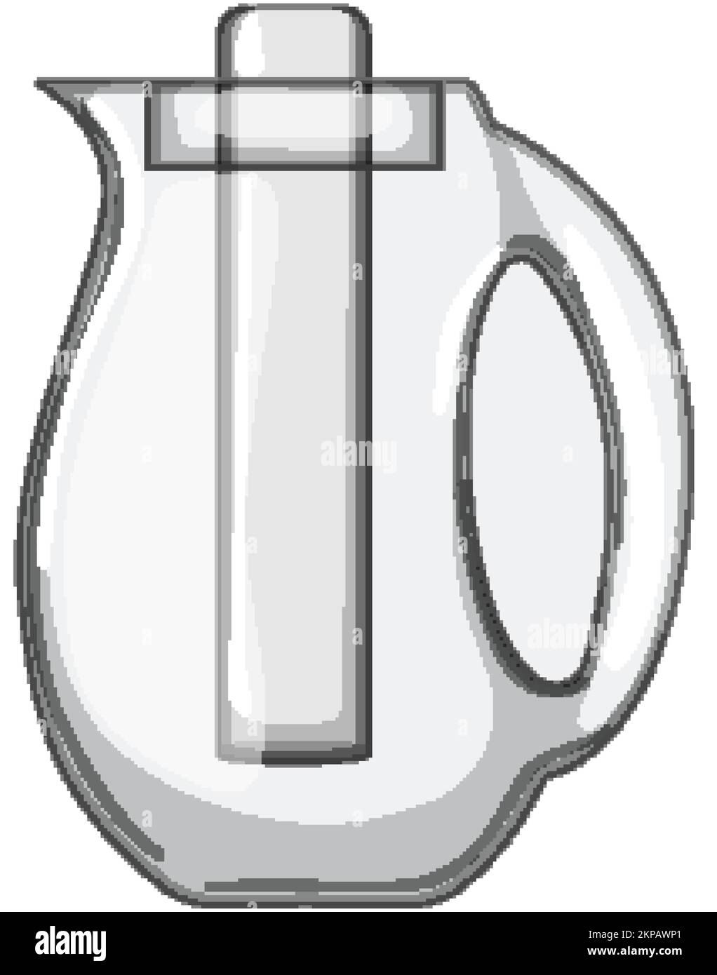 beverage water pitcher cartoon vector illustration Stock Vector Image ...