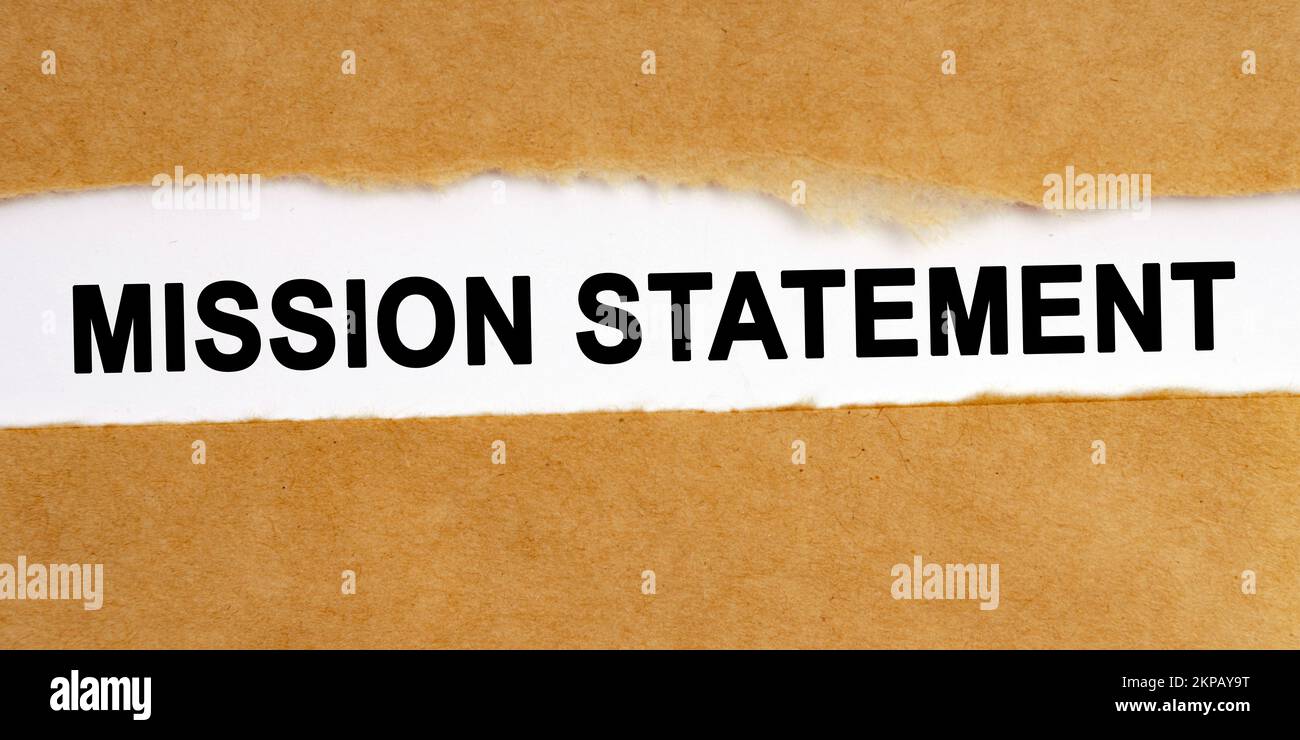 Education concept. There is a gap in the middle of the craft paper ...