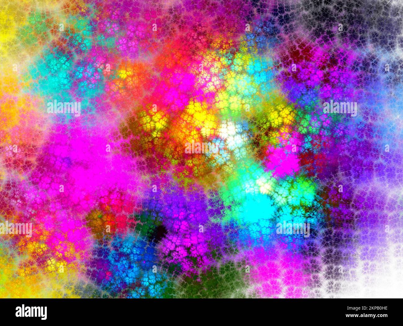 Abstract fractal graphics. Design element. Multicolor background Stock ...