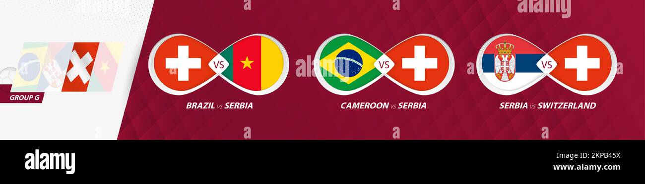 Switzerland national team matches in group G, football competition 2022 ...