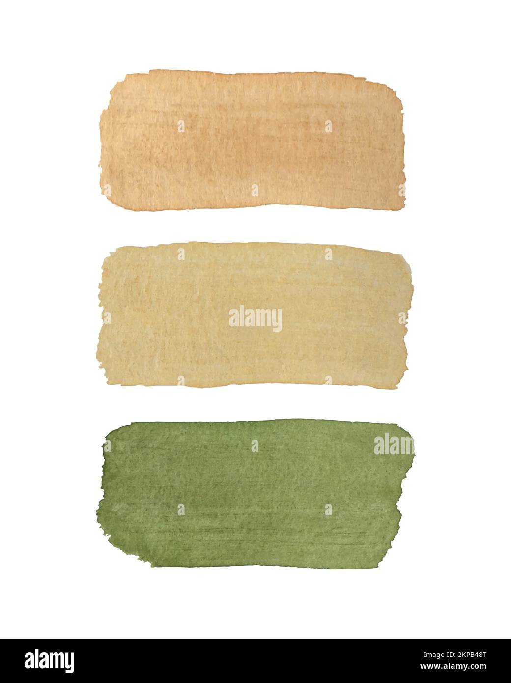 Stripes watercolor trendy set, stroke, bruch, notebook label stickers ...