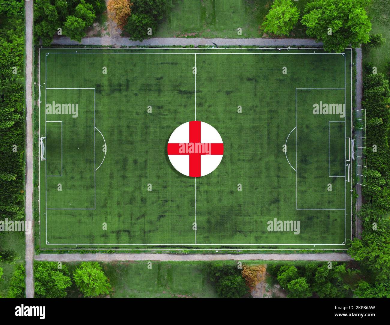 Representation of the football team of England Stock Photo - Alamy