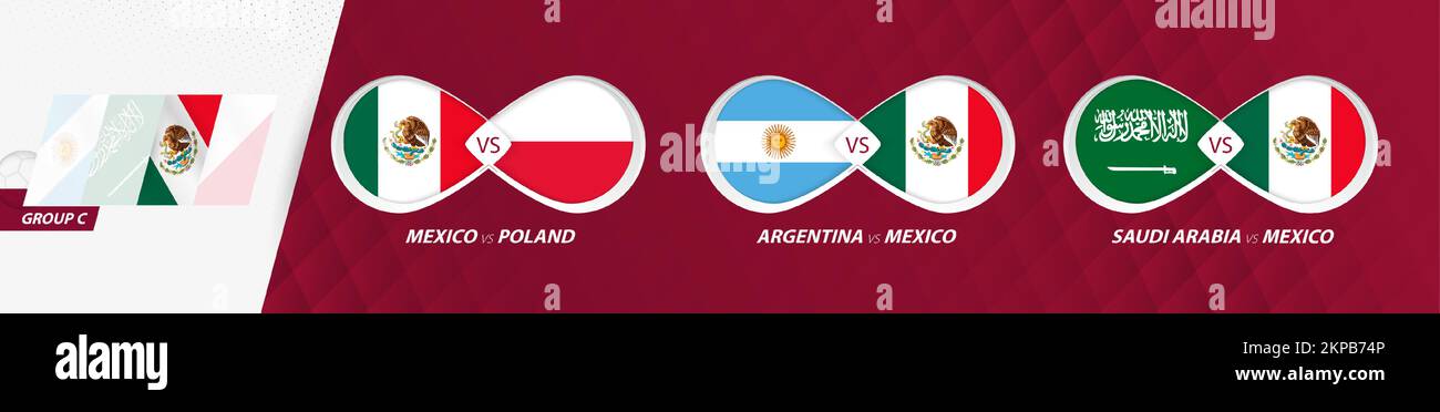 Mexico national team matches in group C, football competition 2022, all ...