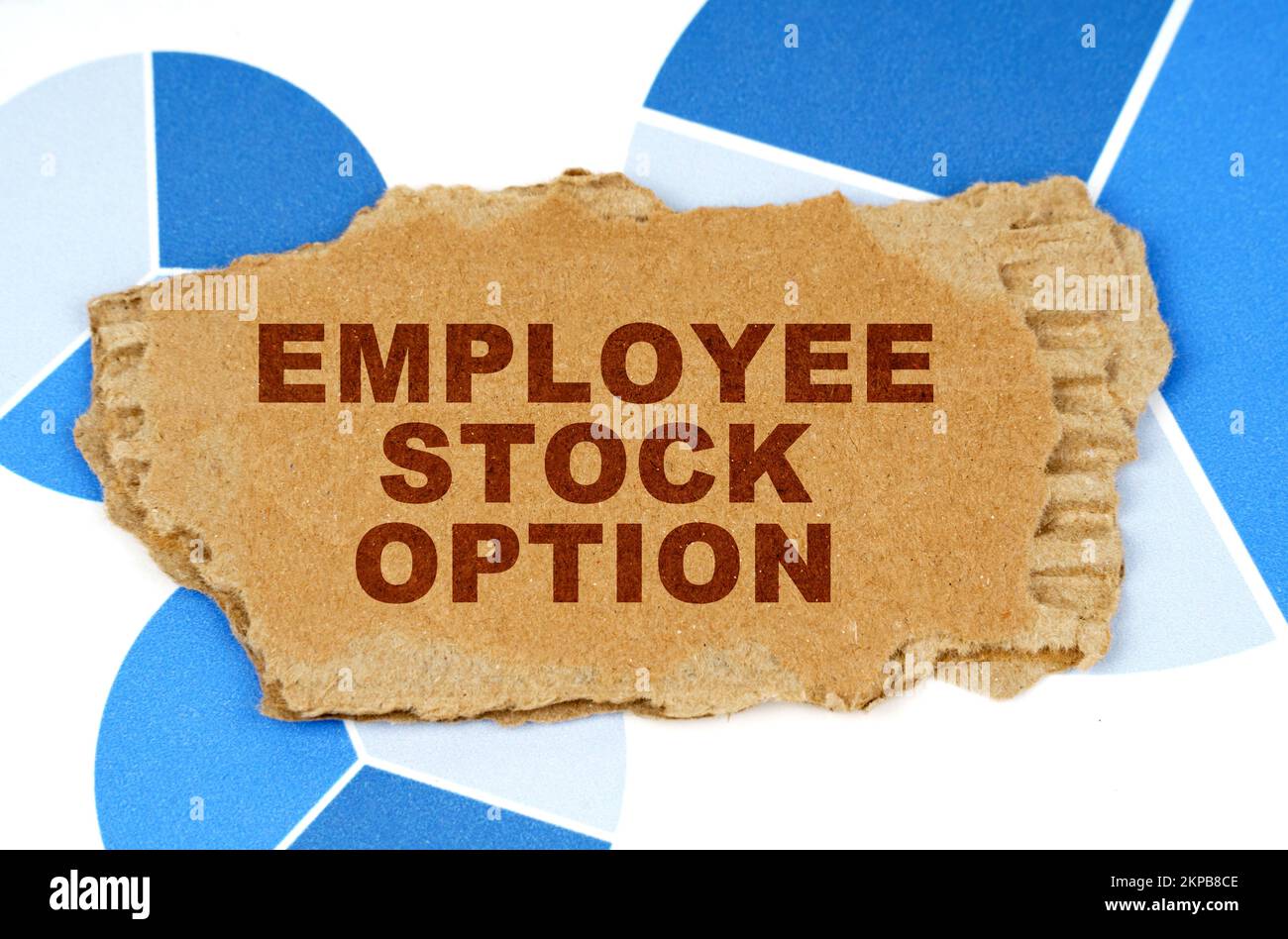 Business and finance. On the blue financial charts is a piece of ...