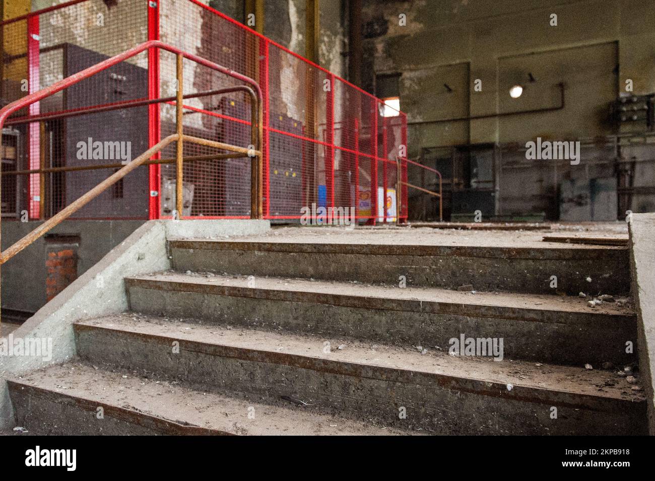Impression of an old factory complex near Gent Stock Photo - Alamy