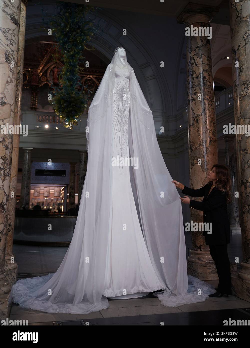 London based Korean fashion designer Miss Sohee during a photo call for ...