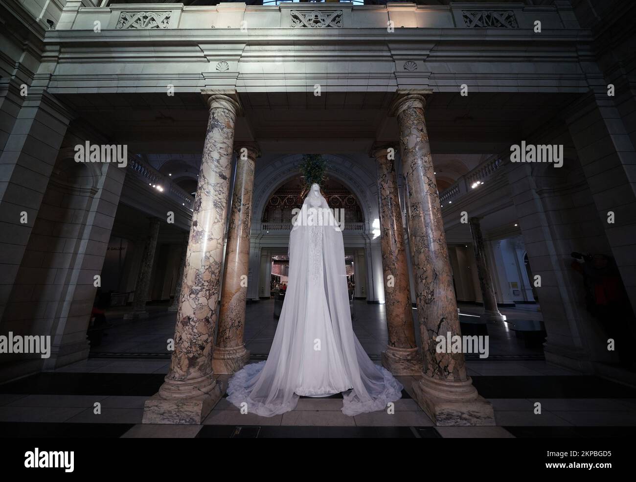 The unveiling of the couture Christmas tree installation, designed by ...