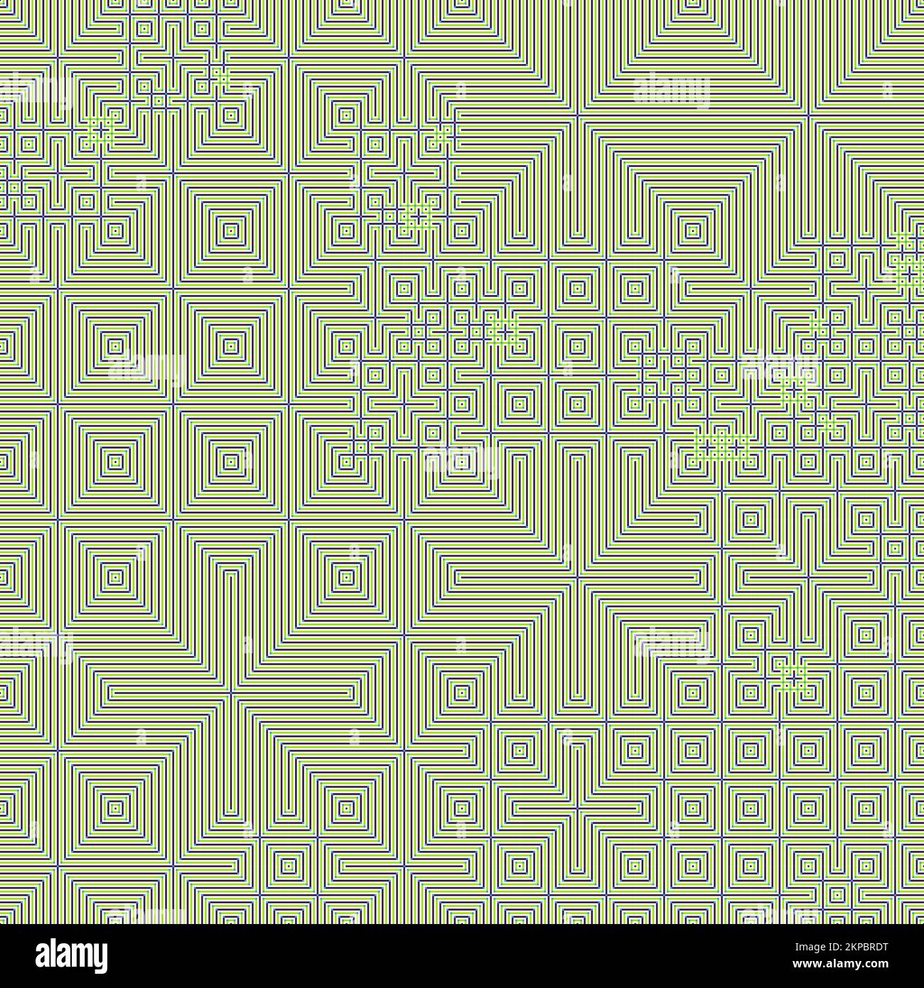 Abstract line maze generative art background art illustration Stock ...