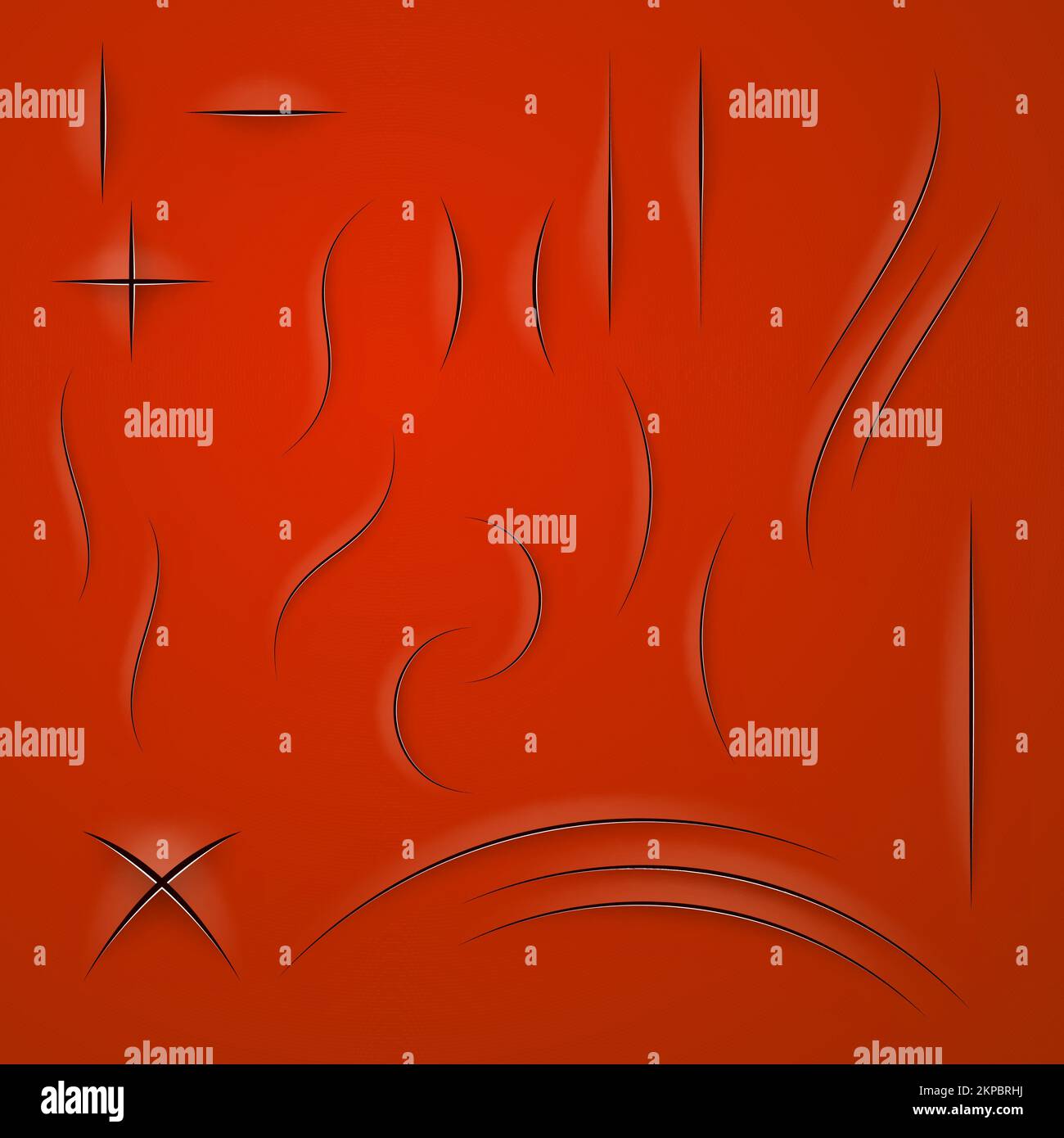 Page cuts Stock Vector Images - Alamy