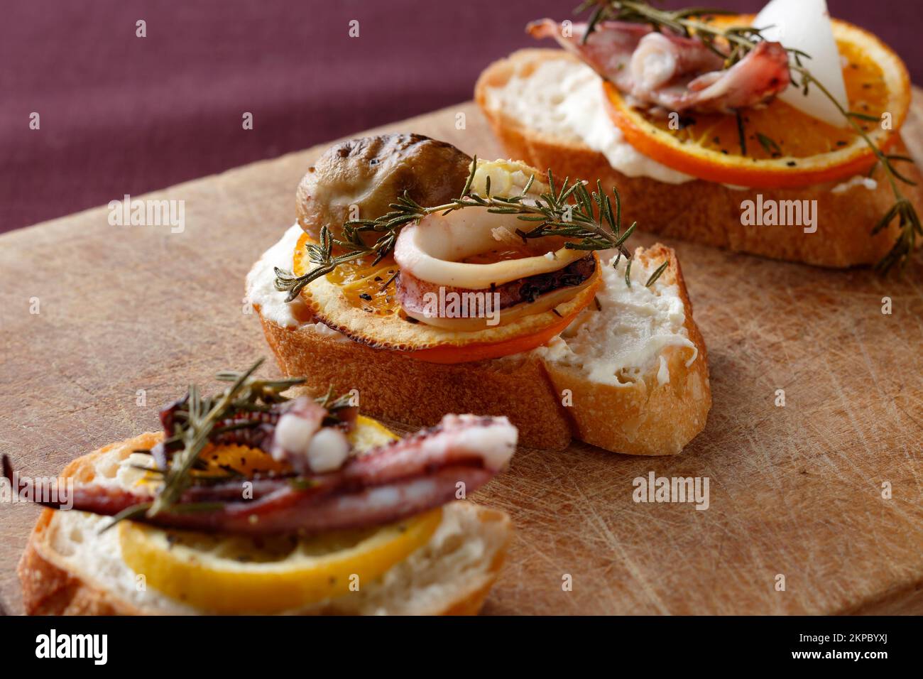 Canape citrus hi-res stock photography and images - Alamy