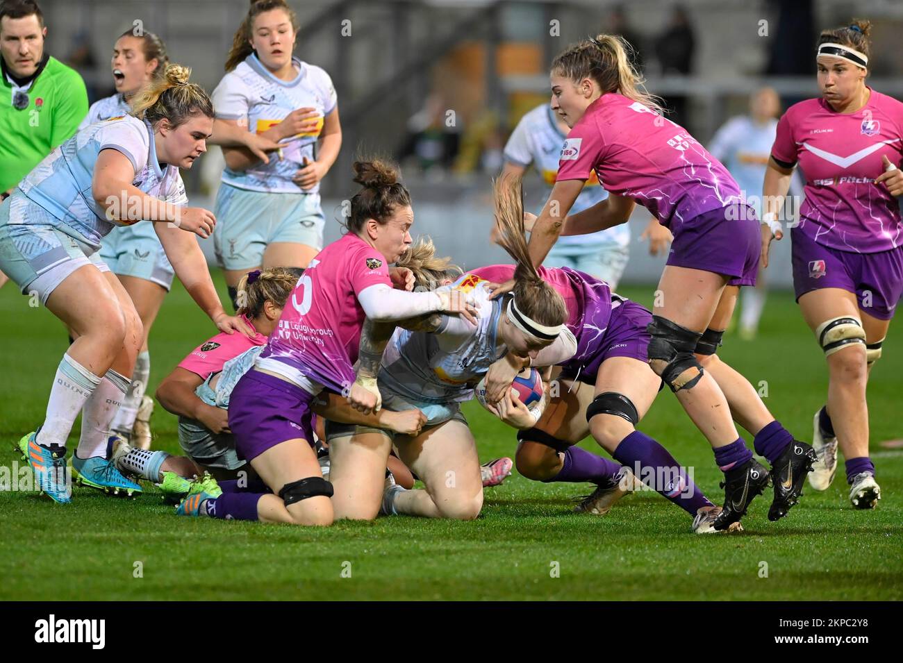 NORTHAMPTON, ENGLAND- Nov -27 - 2022 : Loughborough Lightning Women ...