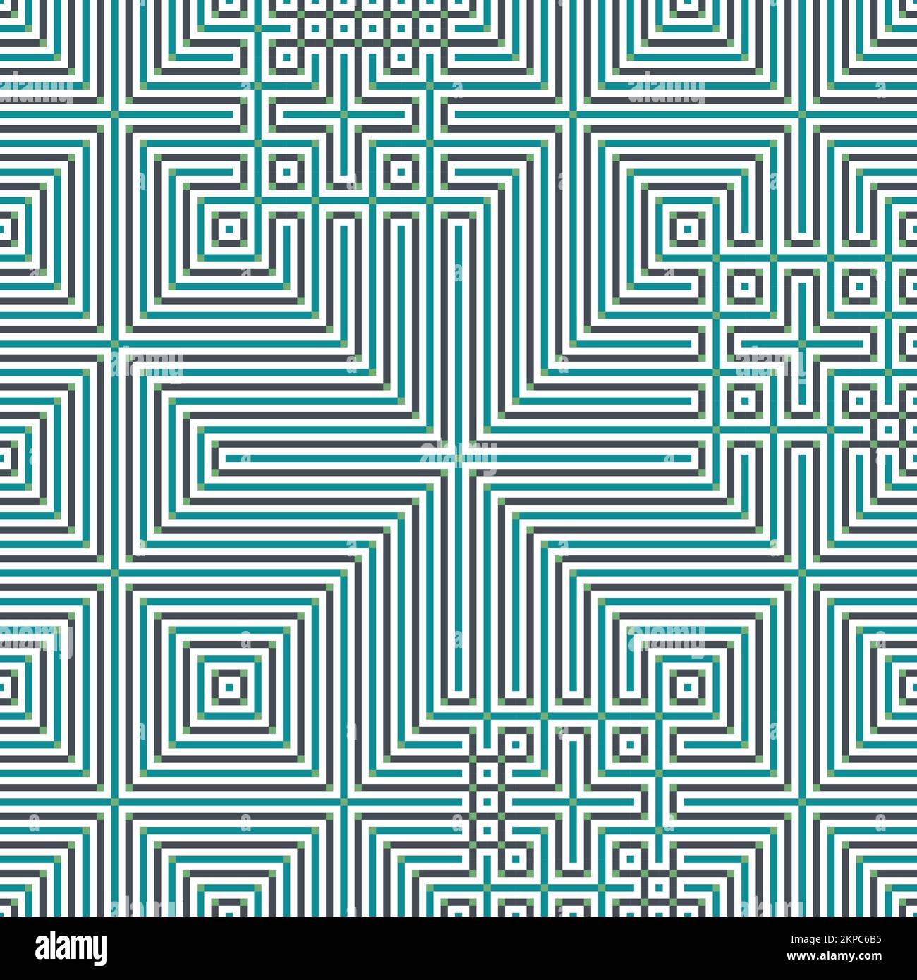 Abstract line maze generative art background art illustration Stock ...