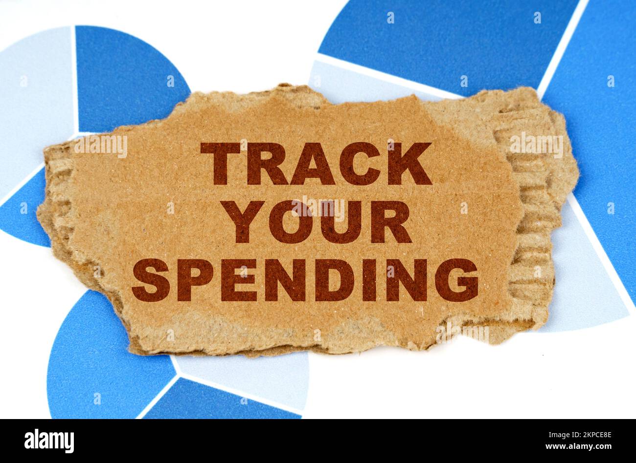 Business and finance. On the blue financial charts is a piece of ...