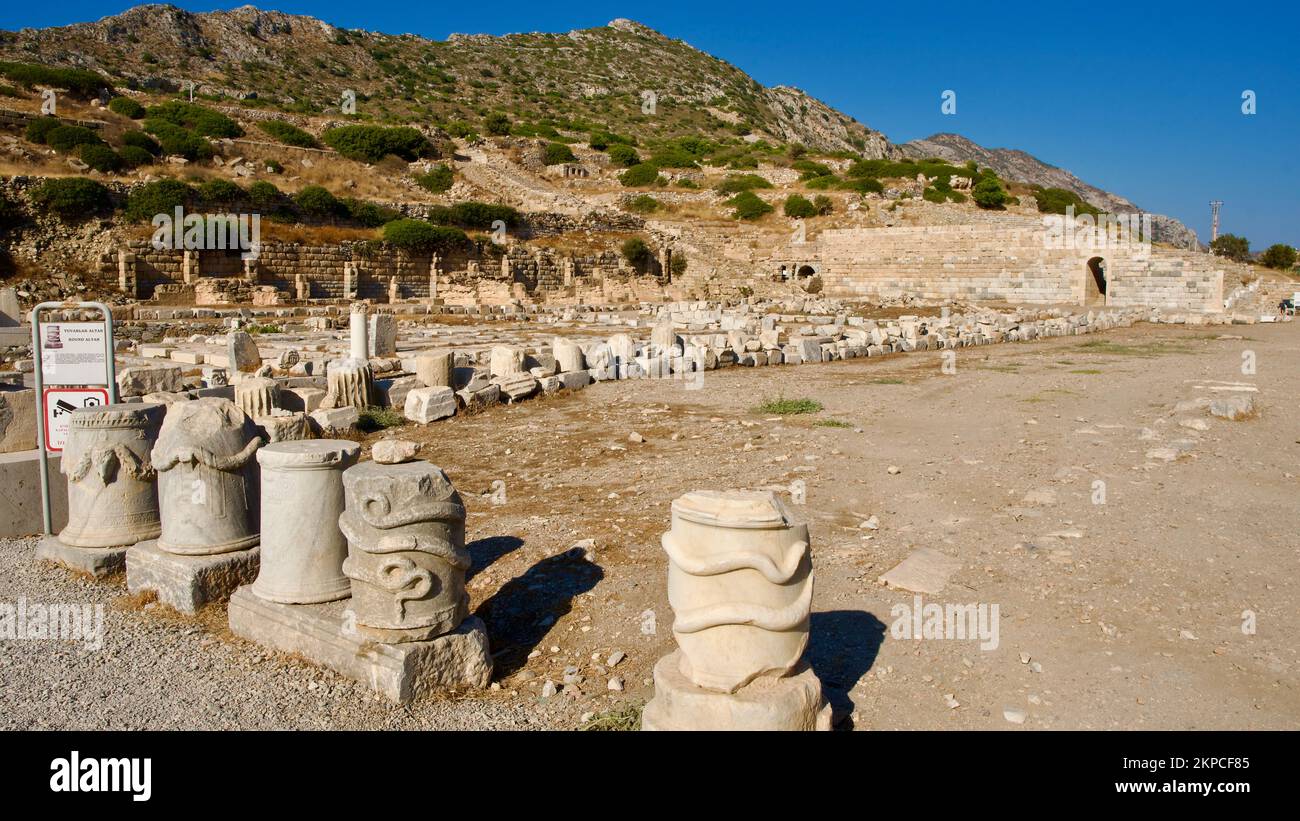 Southwestern tip of Turkey. Sunset from the ancient city of Datca ...