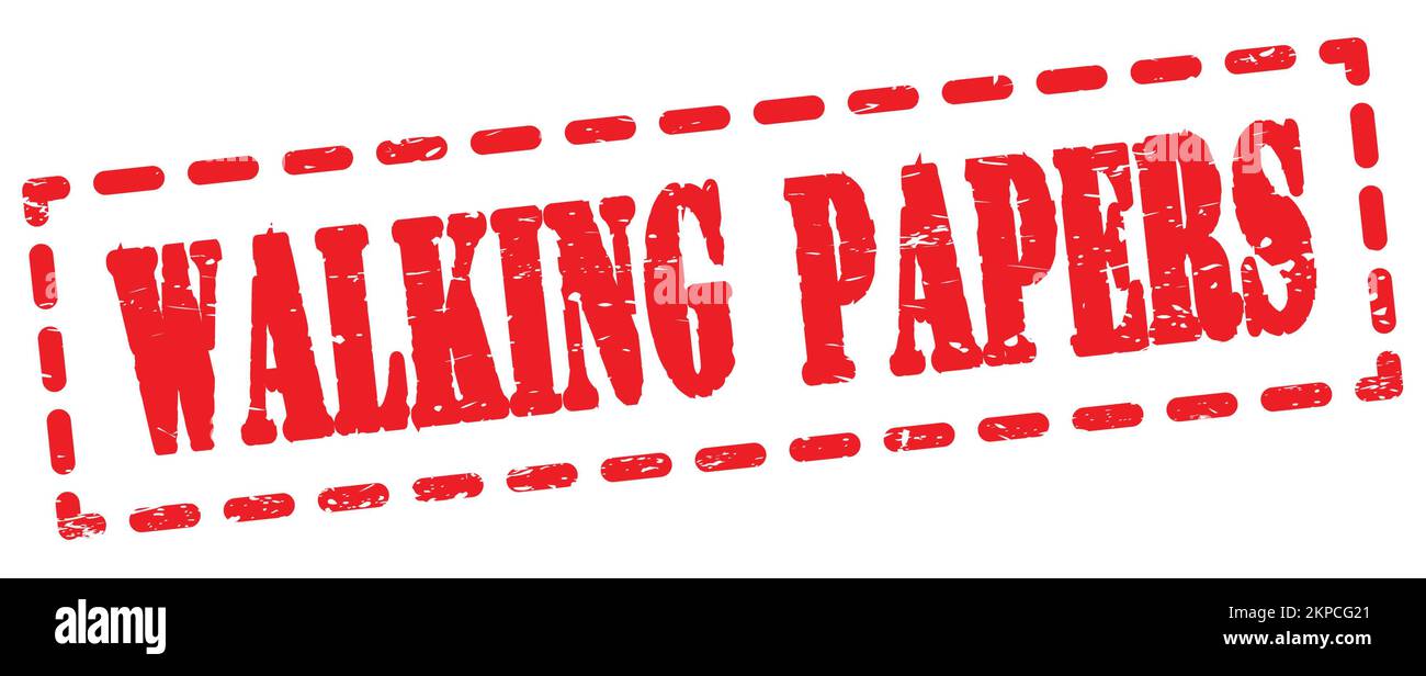 Walking papers hi-res stock photography and images - Alamy