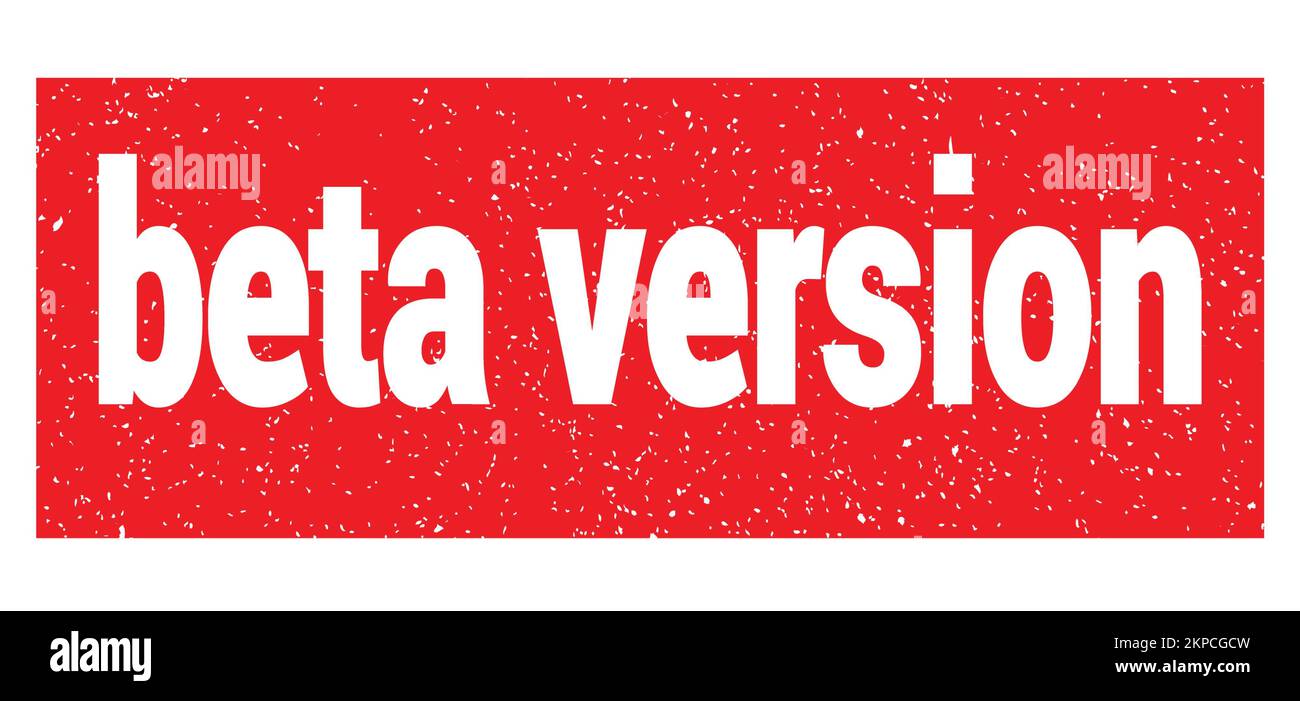 Beta version Cut Out Stock Images & Pictures - Alamy