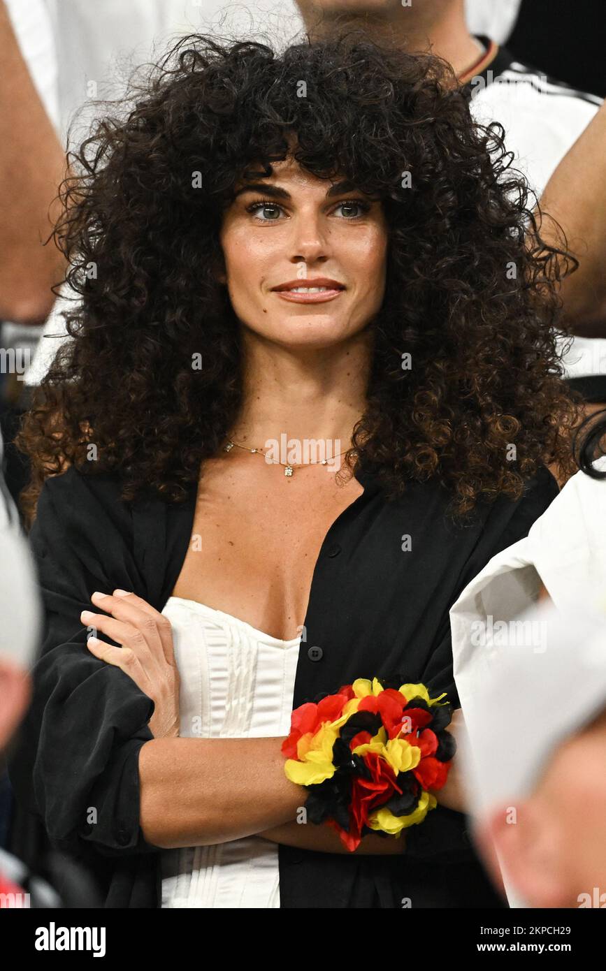 Ariadna Hafez, girlfriend of german soccer player West Hamduring Spain ...