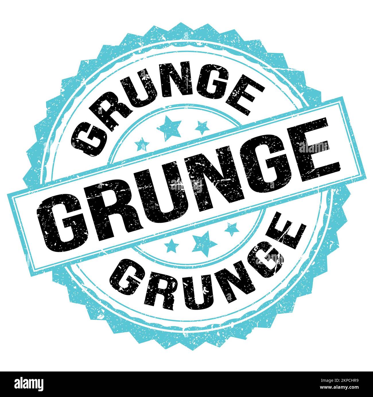 Grunge blue round stamp hi-res stock photography and images - Alamy