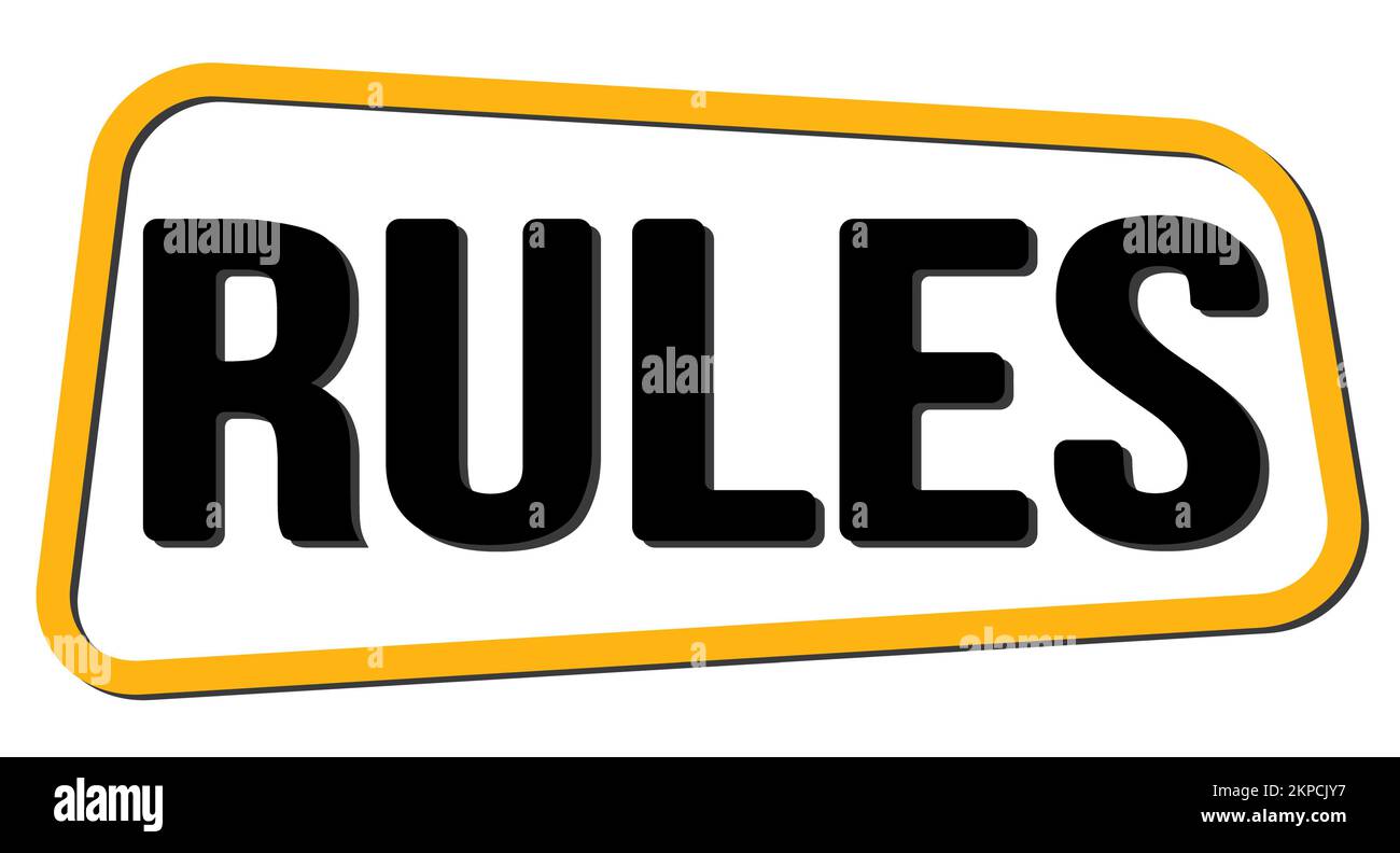 Rules stamp sign seal hi-res stock photography and images - Alamy