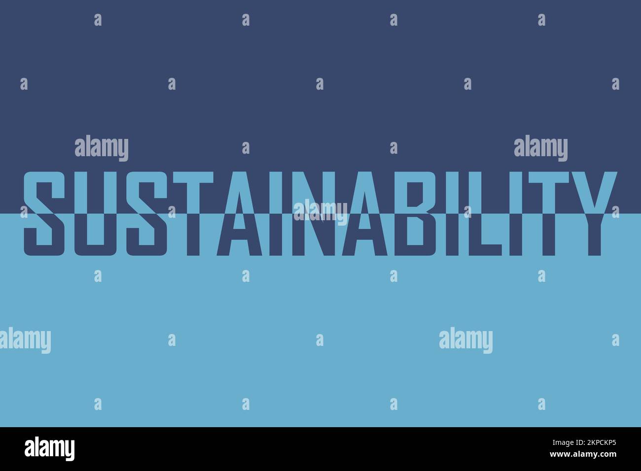 Sustainability, icon. Logo. Colorful typography banner with single word ...