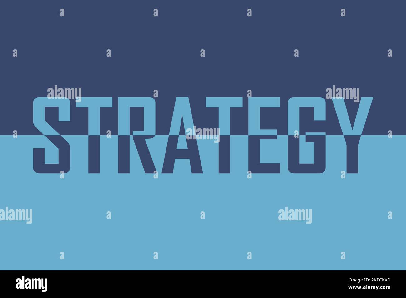 Strategy, icon. Logo. Colorful typography banner with single word. Text ...