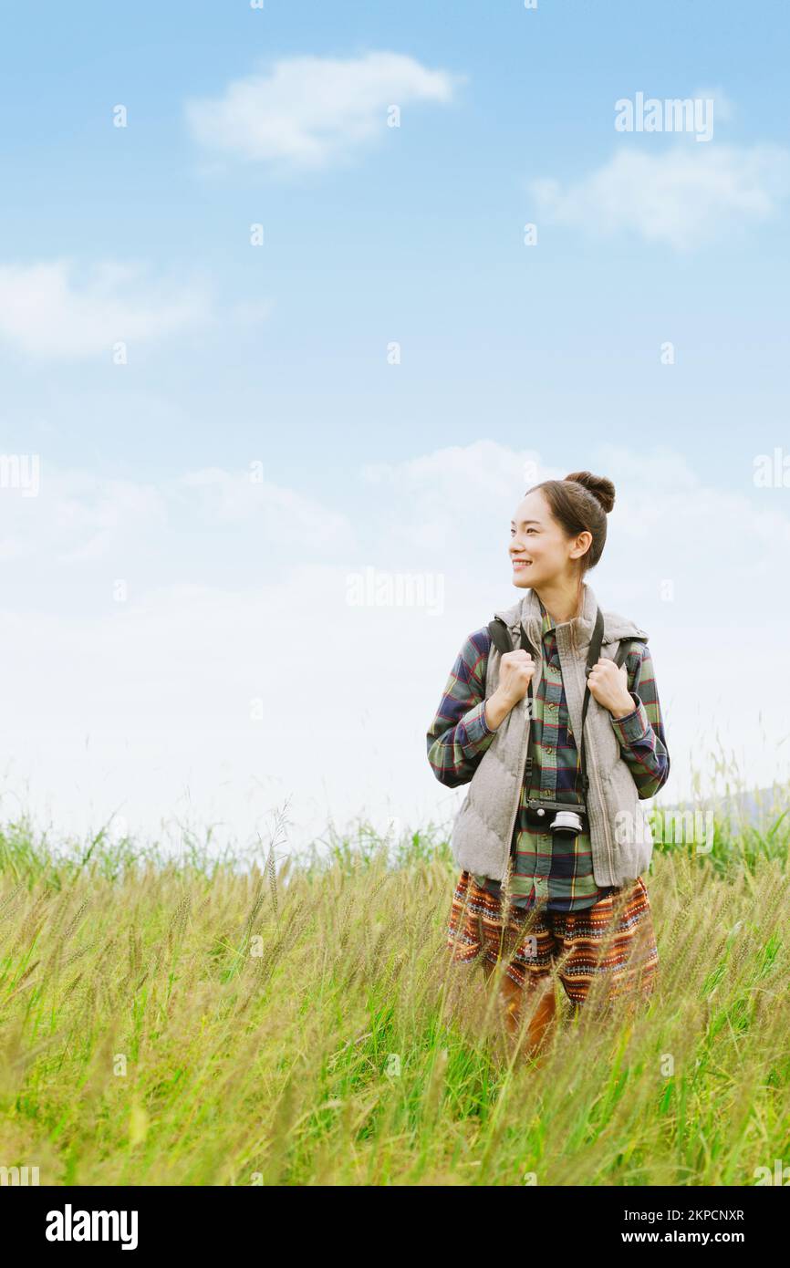 Japanese camera girl Stock Photo - Alamy