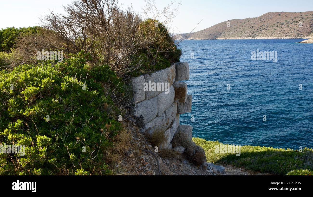 Southwestern tip of Turkey. Sunset from the ancient city of Datca ...