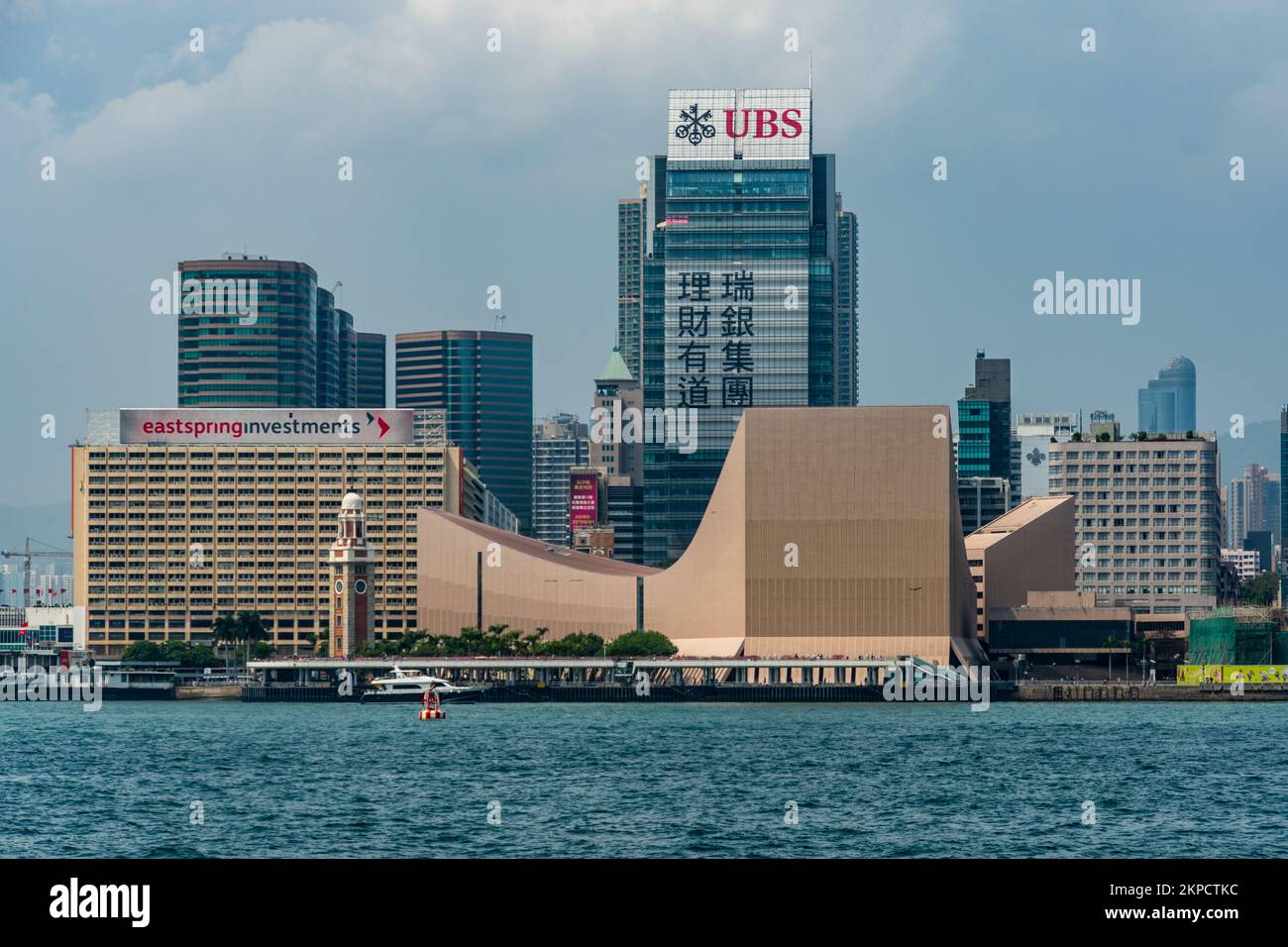 Tsim Sha Tsui, Hong Kong - March 29th 2018: The Victoria Harbour ...