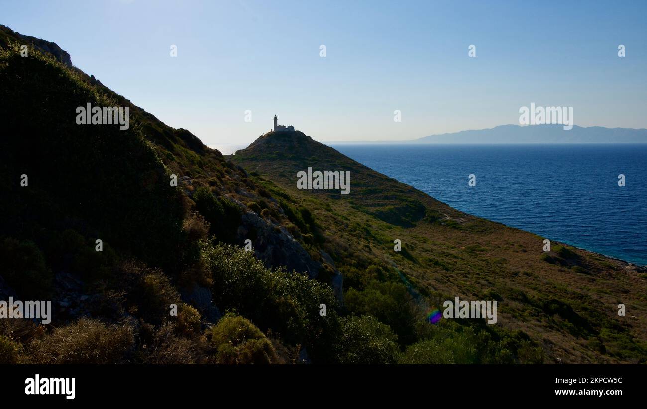 Southwestern tip of Turkey. Sunset from the ancient city of Datca ...
