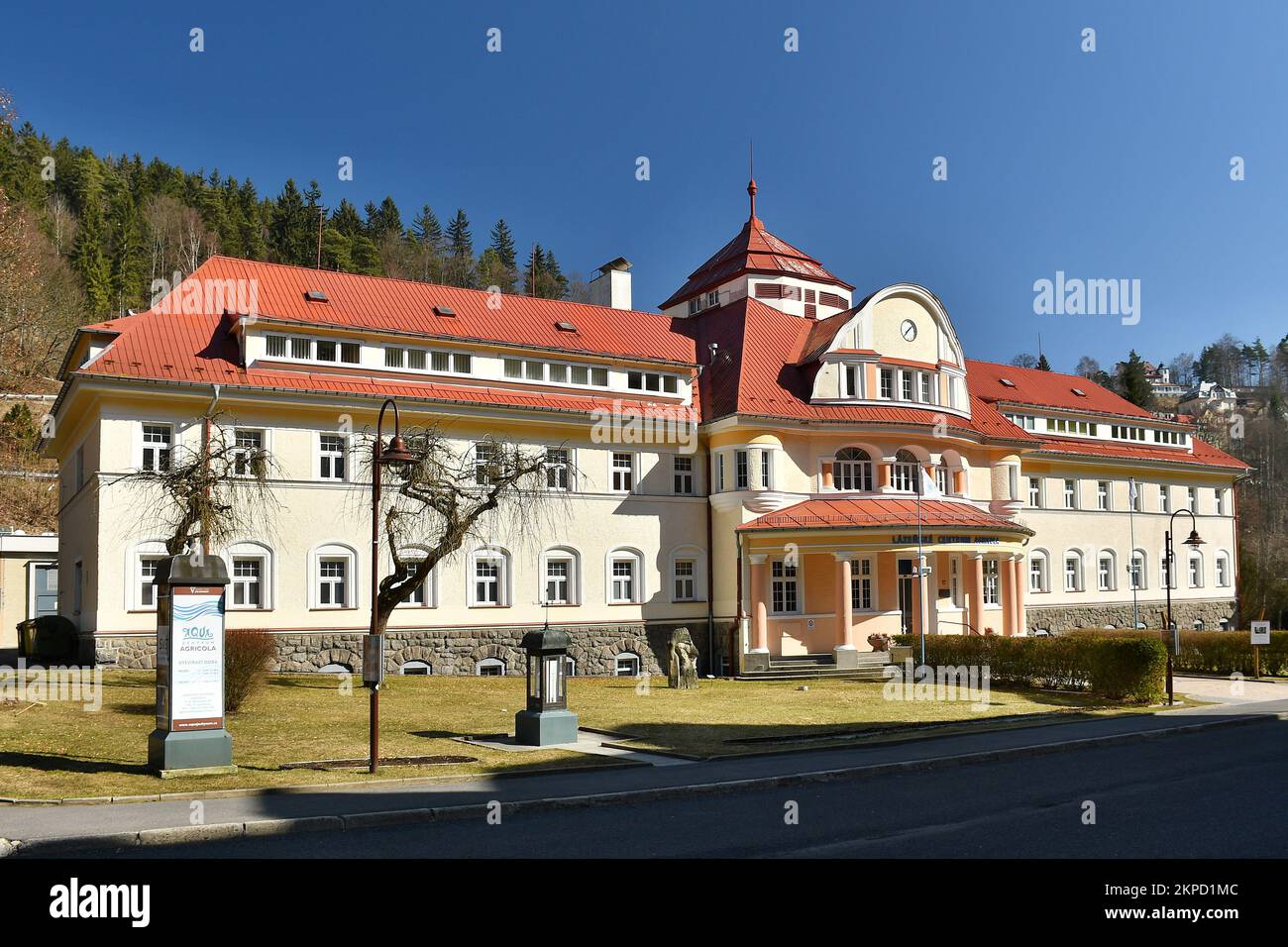 The Jachymov Spa using radon water for treatment was founded in 1906 as ...