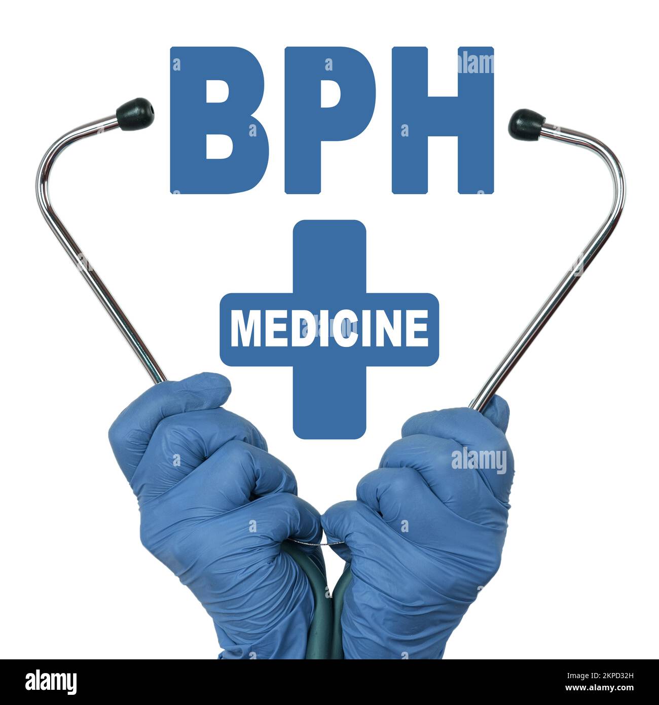 Health care and medicine concept. The doctor is holding a stethoscope ...