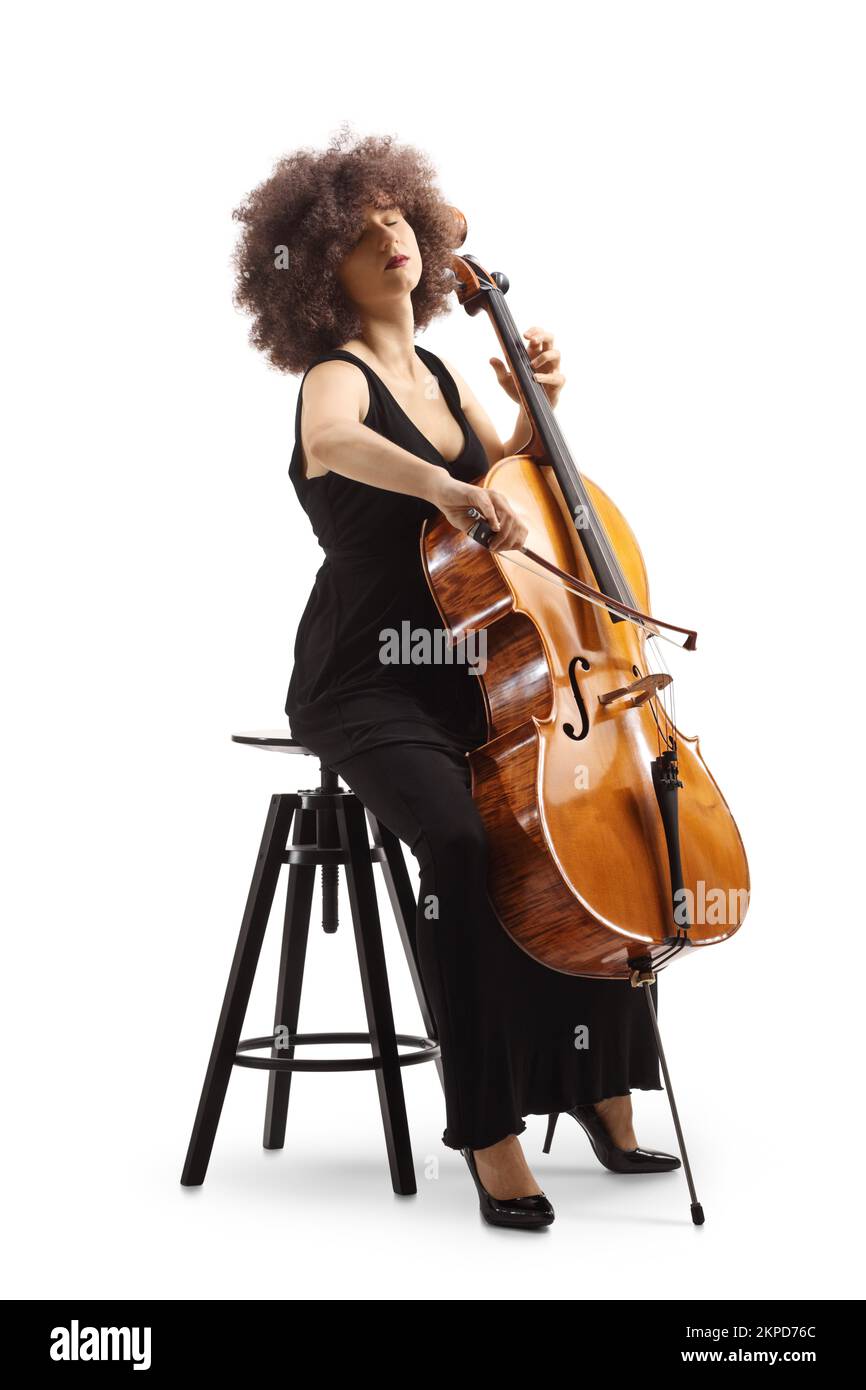Full length woman cello hi-res stock photography and images - Alamy