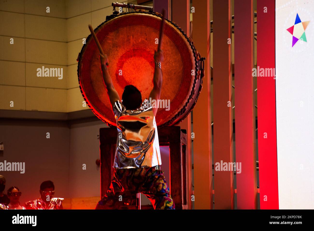 Music band and thai men actress or musician playing hit classic ...