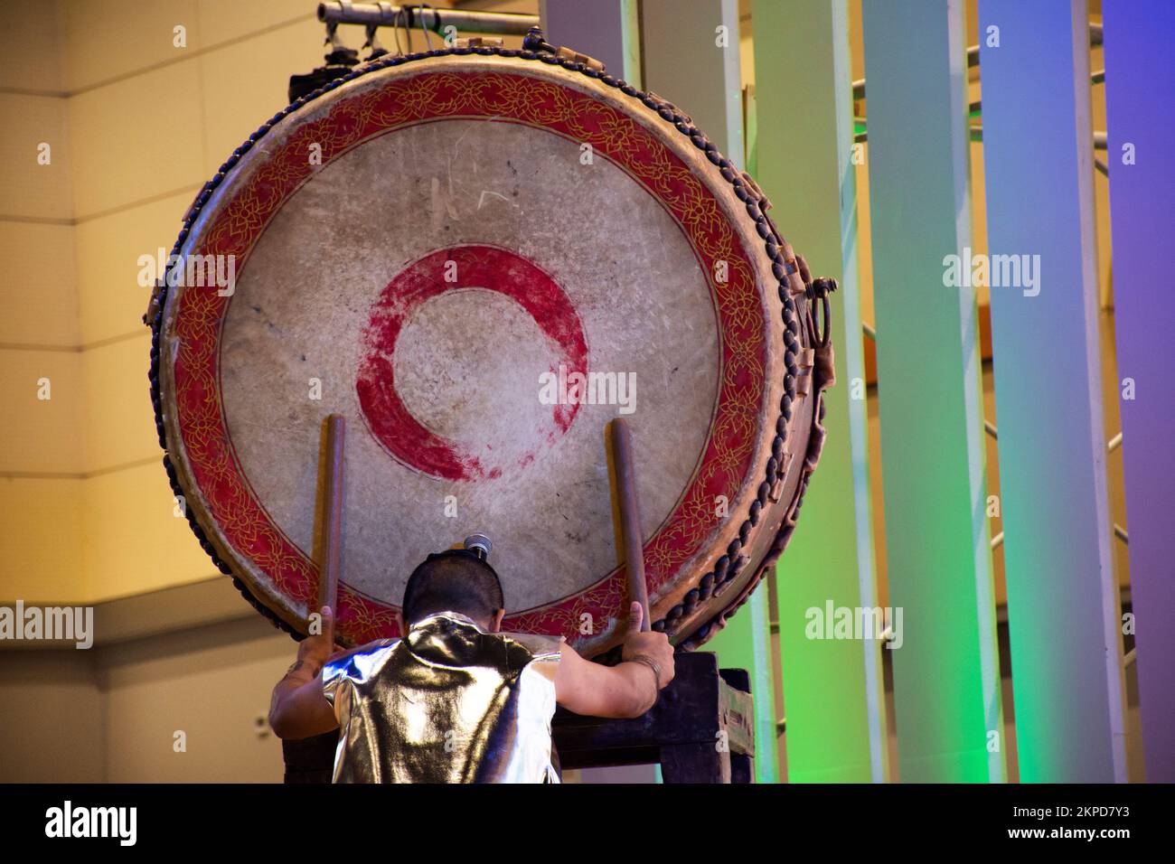 Music band and thai men actress or musician playing hit classic ...
