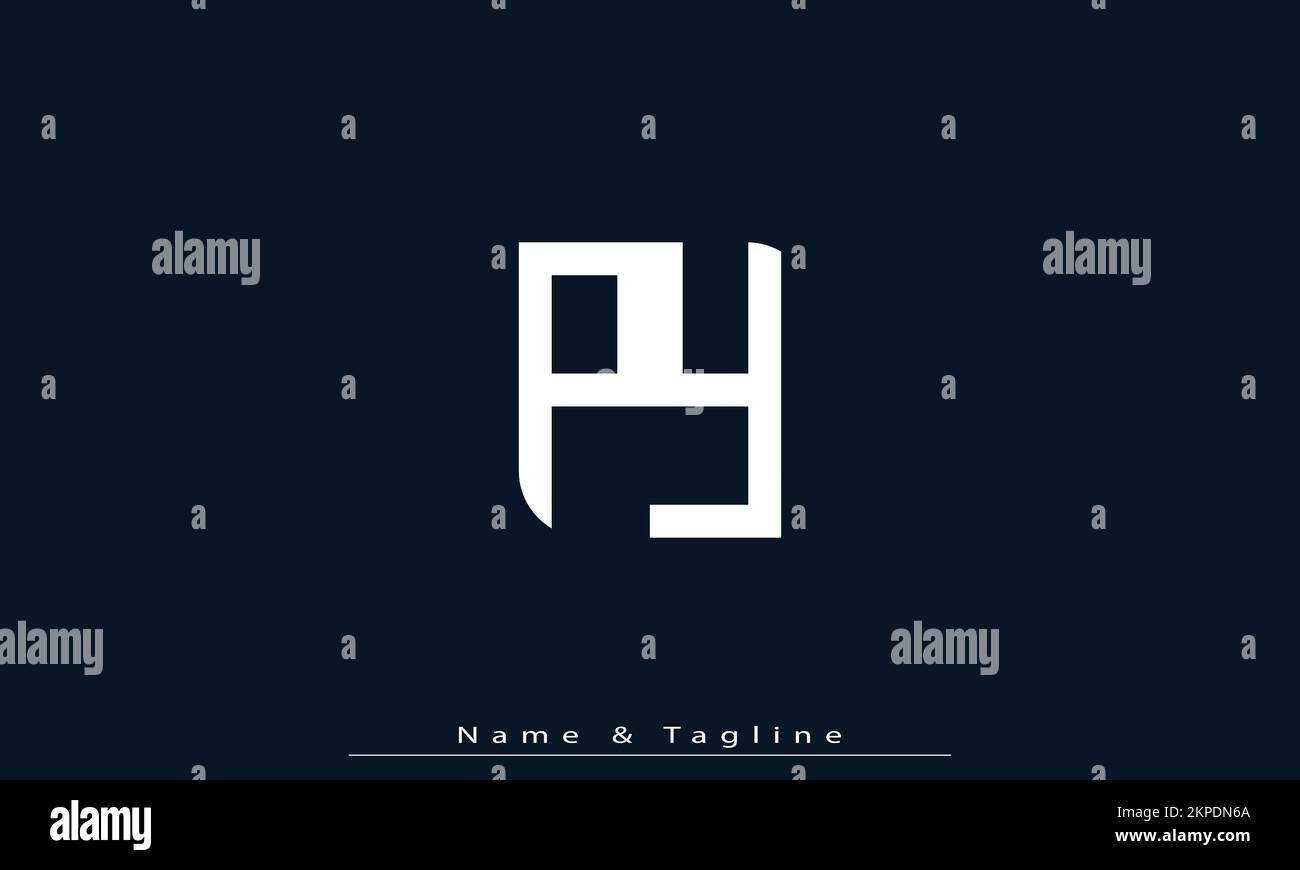 Alphabet letters Initials Monogram logo PY , YP Stock Vector Image ...