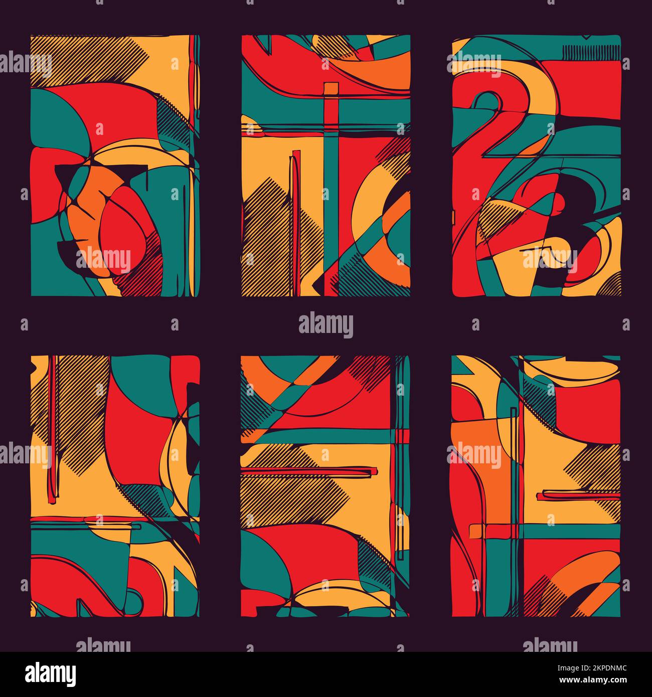 Art collage black abstract Stock Vector Images - Alamy