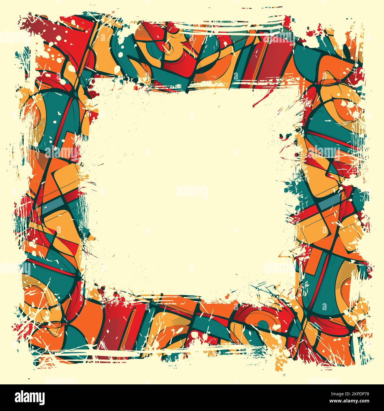 Geometric design frames hi-res stock photography and images - Alamy