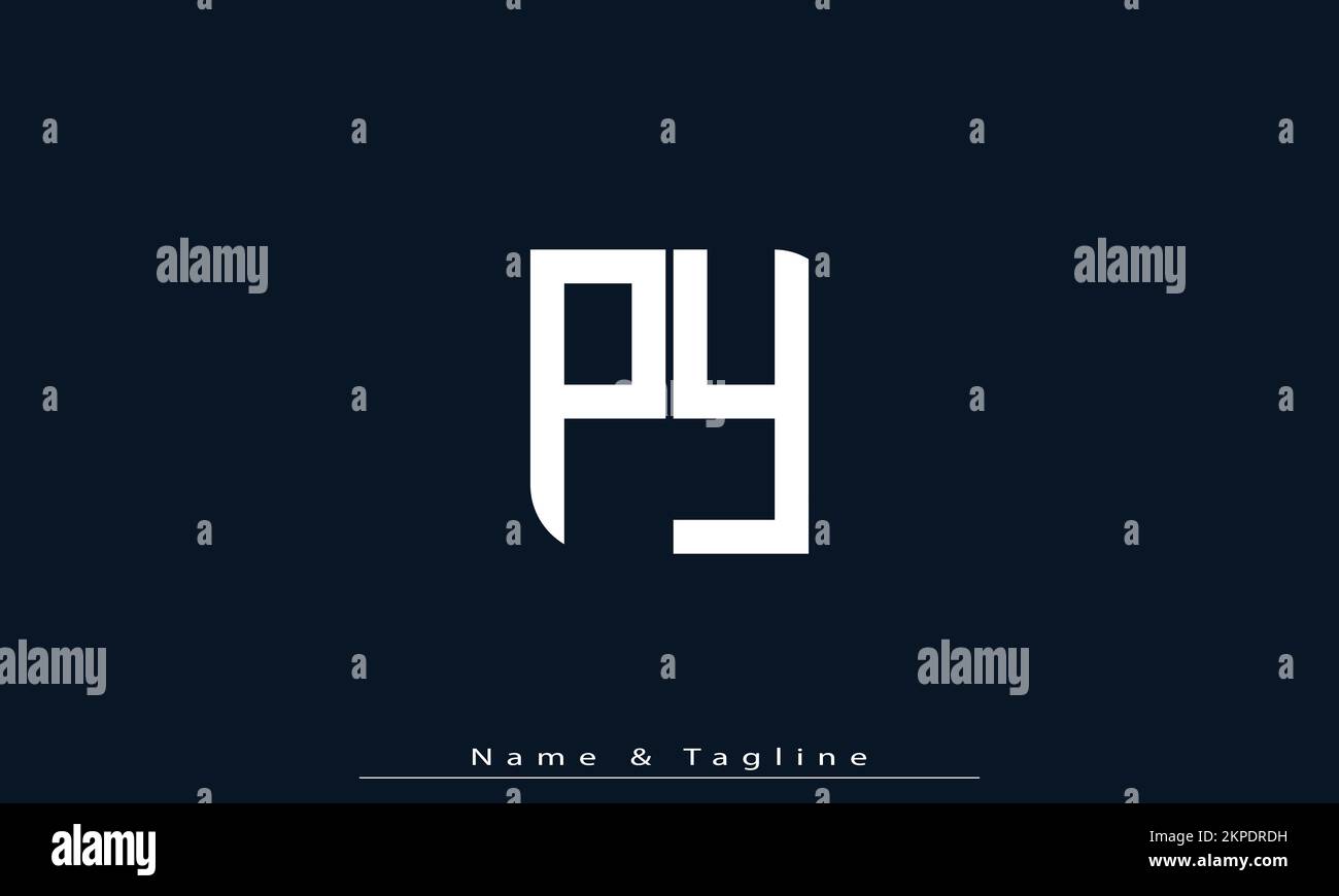 Alphabet letters Initials Monogram logo PY , YP Stock Vector Image ...