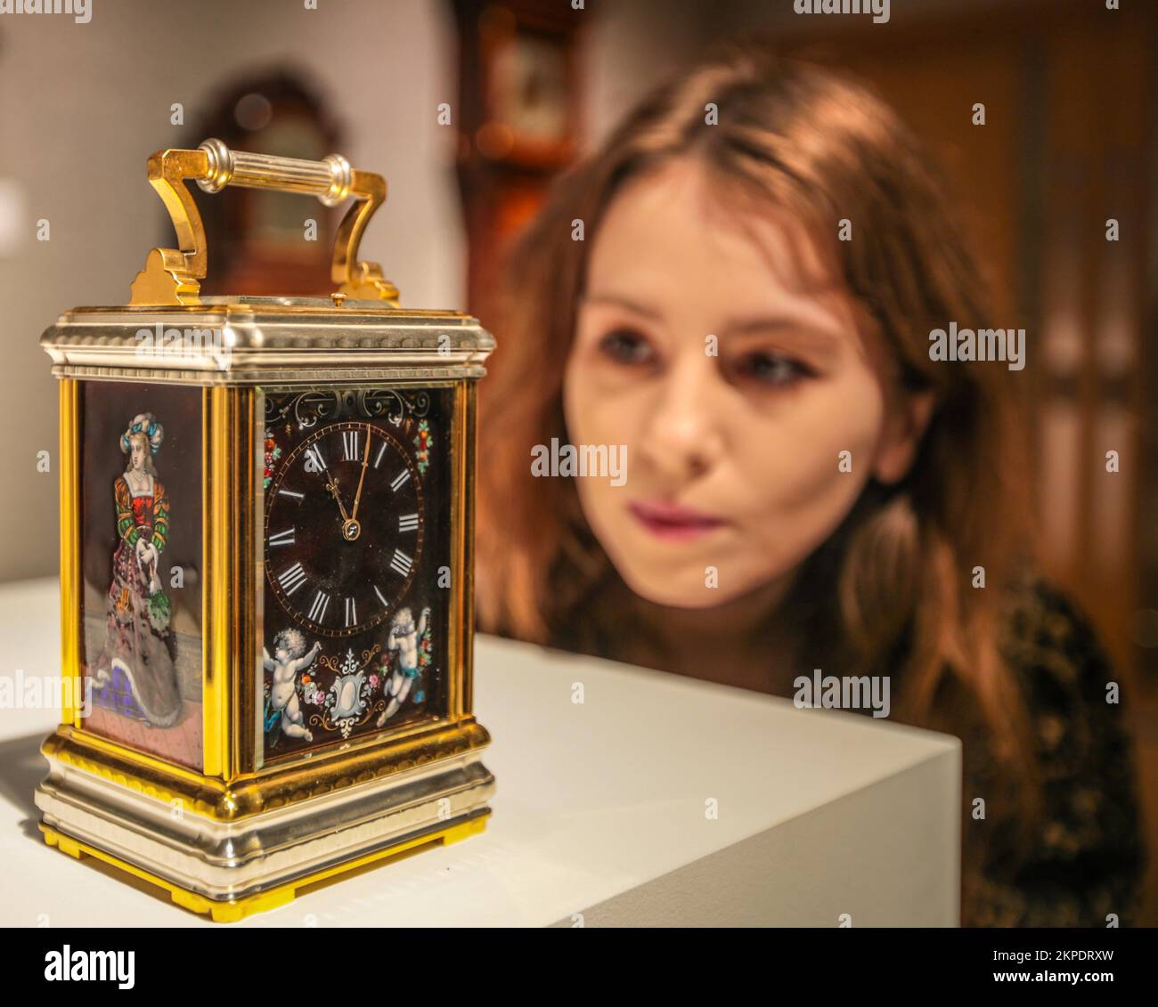 London UK 28 November 2022 A fine and rare late 19th Century French ...