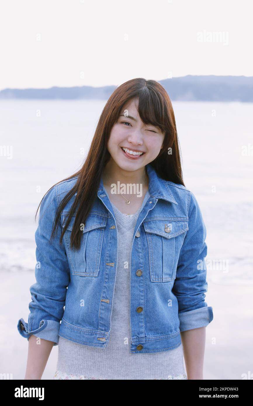 Beach wink hi-res stock photography and images - Alamy