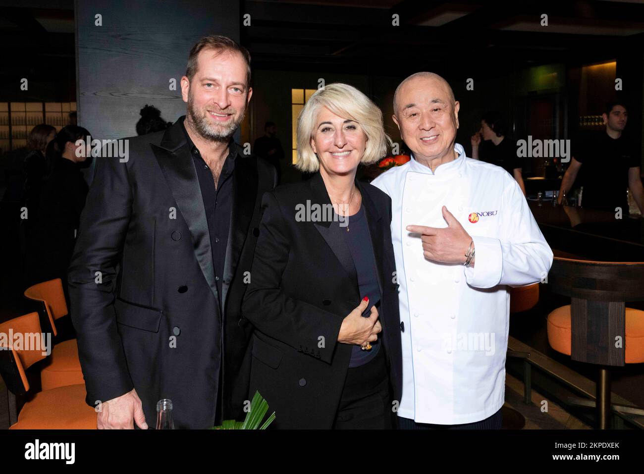 Julian Hargreaves , guest , Nobuyuki Matsuhisa Evening to celebrate the ...