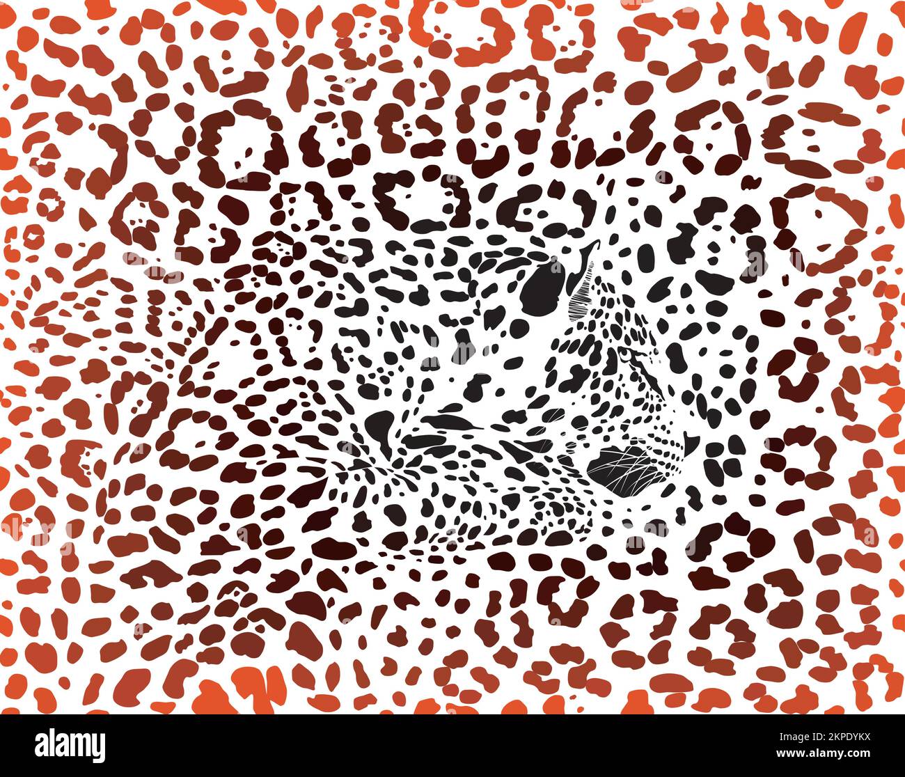 Jaguar print background Stock Vector Images - Alamy