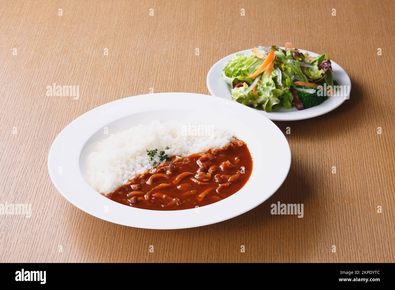 Hayashi rice hashed beef rice Stock Photo - Alamy